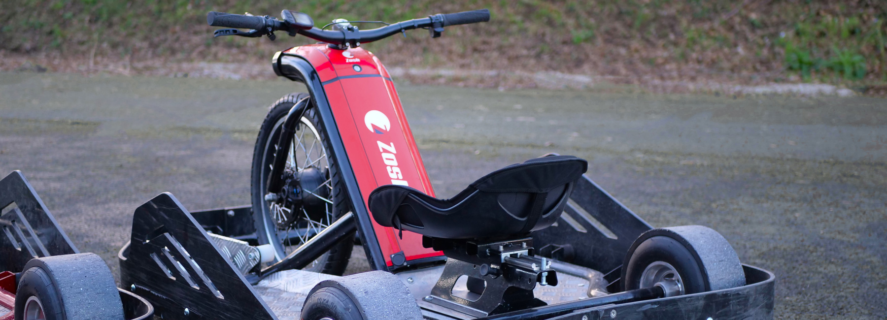 Dreirad mit Elektroantrieb am Vorderrad MégaDRIFT | Zosh